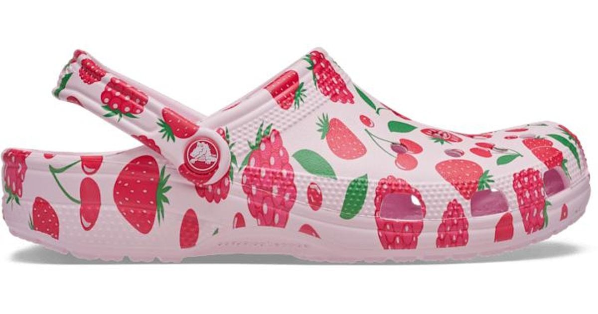 Crocs™ Classic Mixed Berries Clog in Black | Lyst