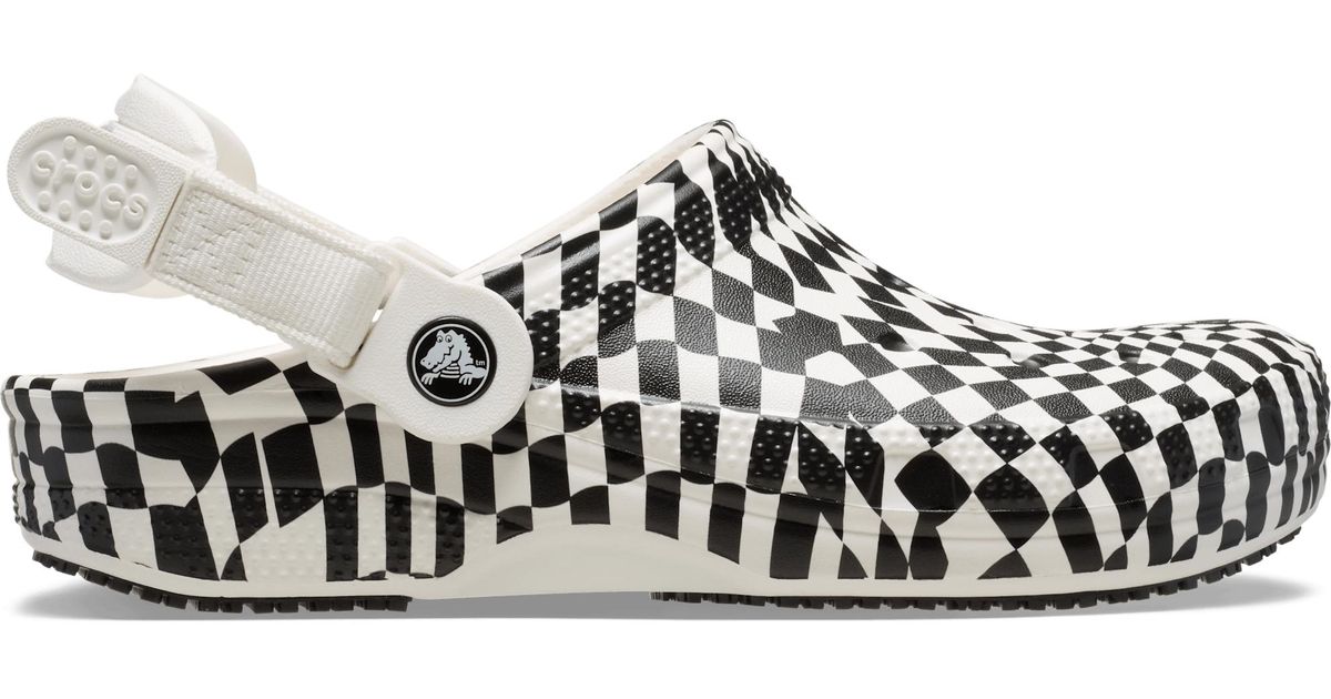 Crocs™ Classic Work Graphic Clog in Black | Lyst