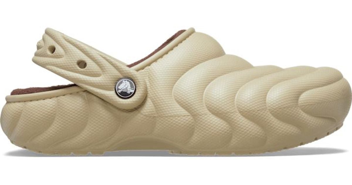 Crocs™ Classic Lined Overpuff Clog in Black | Lyst