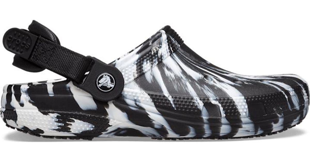 Crocs™ Classic Work Graphic Clog in Black for Men | Lyst