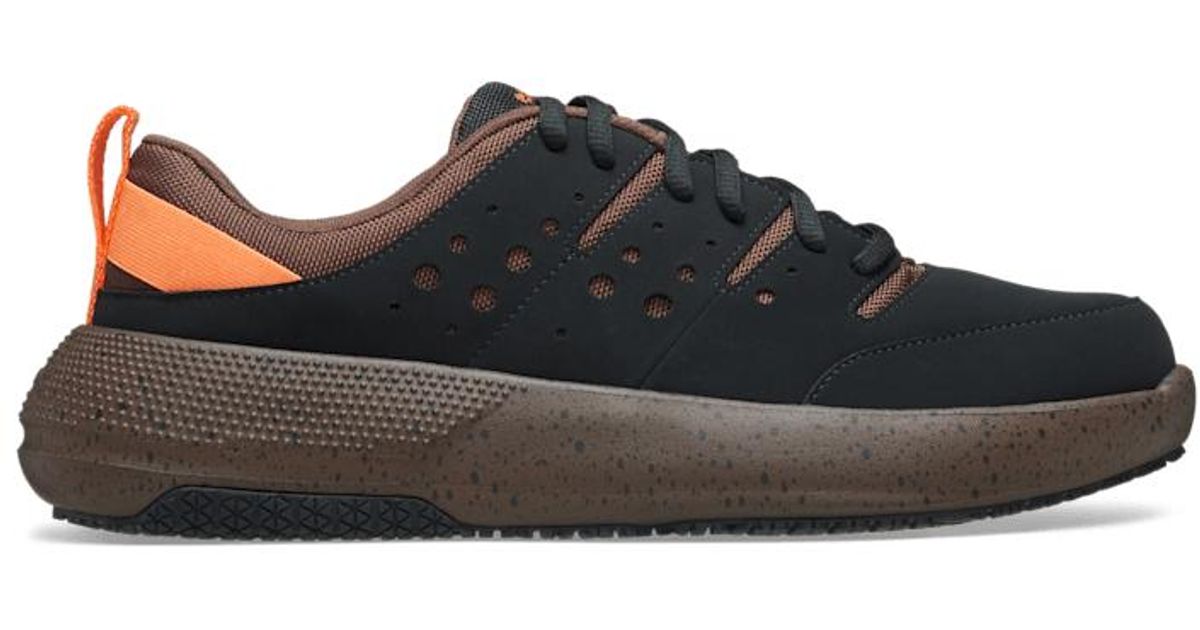 Crocs™ On The Clock Slip Resistant Work Sneaker; / Coffee in Black for ...