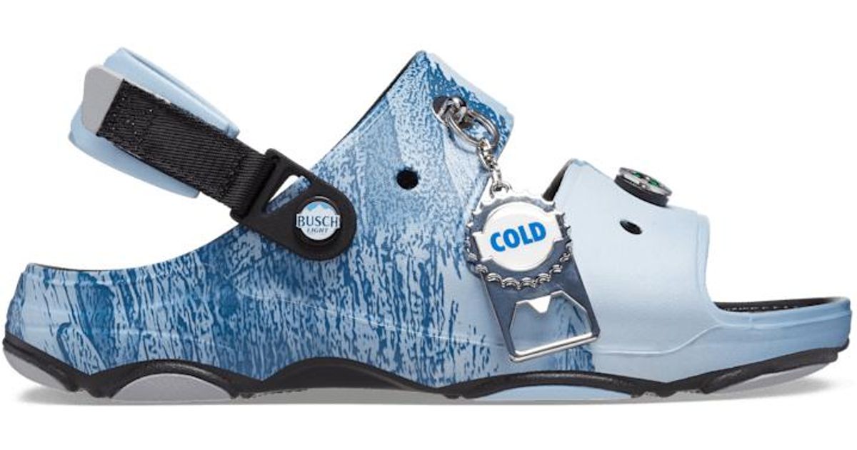 Crocs™ Busch Beer X Classic All-terrain Sandal in Black | Lyst