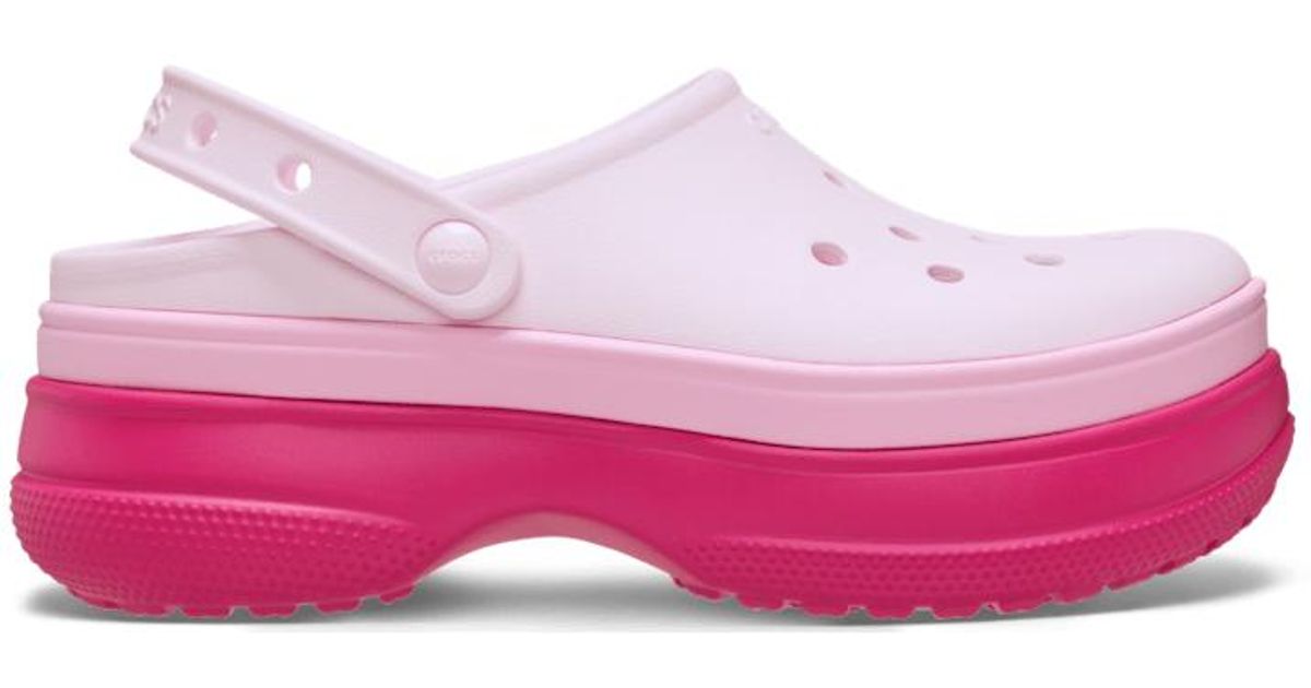 Crocs™ Classic Stacked Clog in Black | Lyst