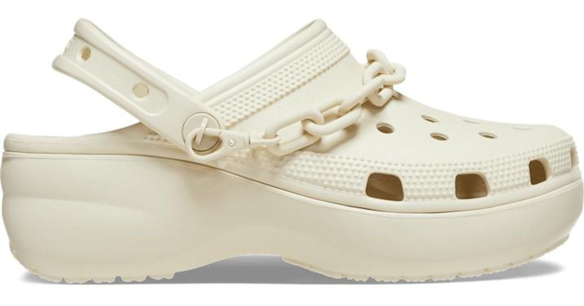 Crocs™ Classic Platform Chain Clog in Black | Lyst