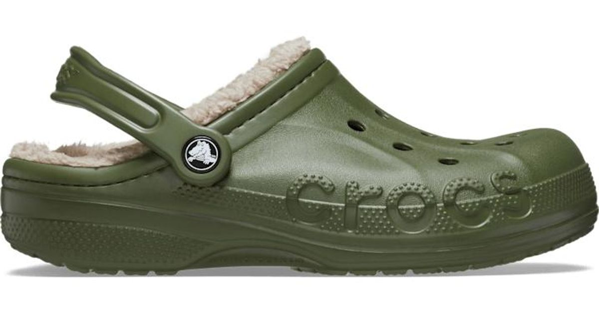 Crocs™ Baya Lined Clog; Army / Multi in Green | Lyst