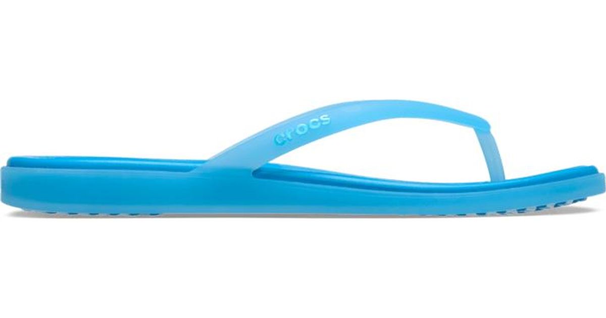 Crocs™ Miami Frosted Flip; Tinted Glass in Blue | Lyst
