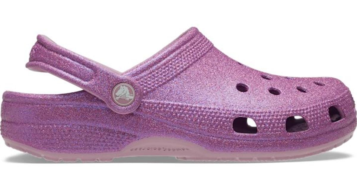 Crocs™ Classic Iridescent Glitter in Purple | Lyst