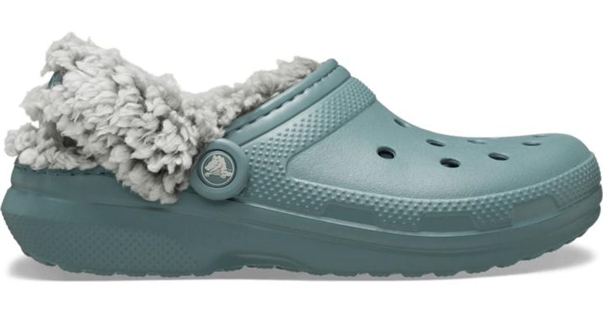 Crocs™ Classic Fleece Lined Clog in Blue | Lyst