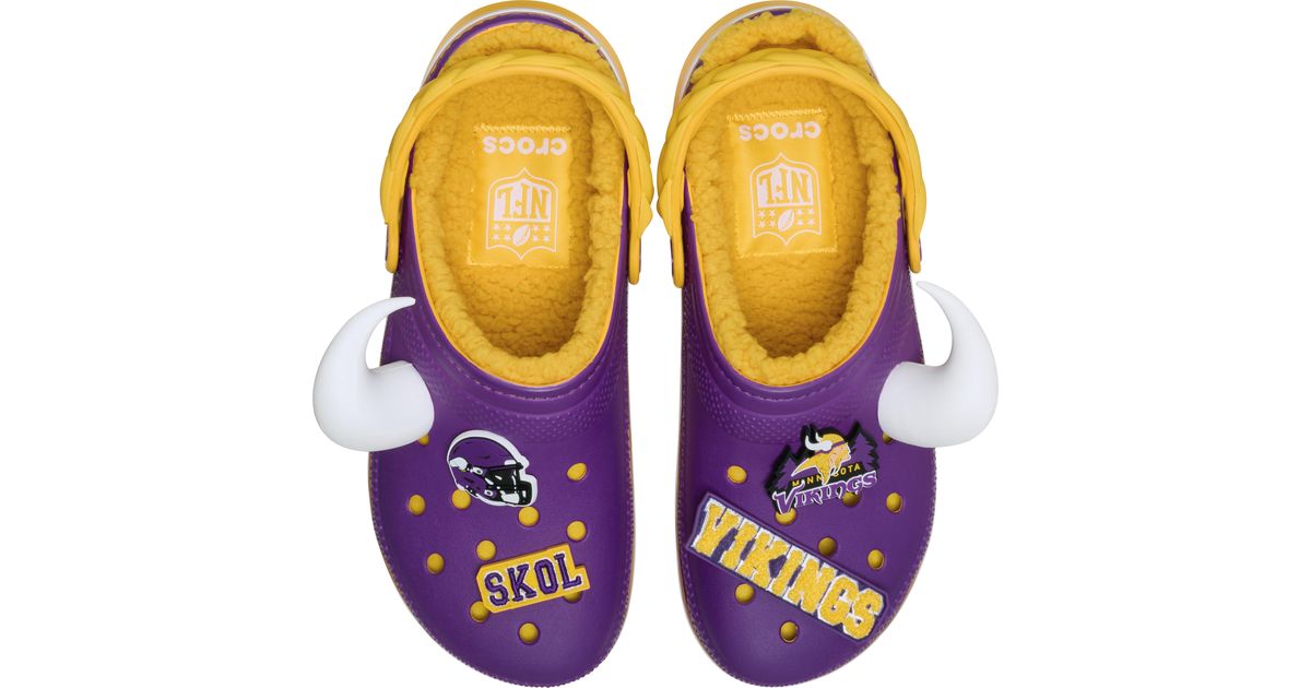Crocs™ Nfl Minnesota Vikings Classic Lined in Purple | Lyst UK