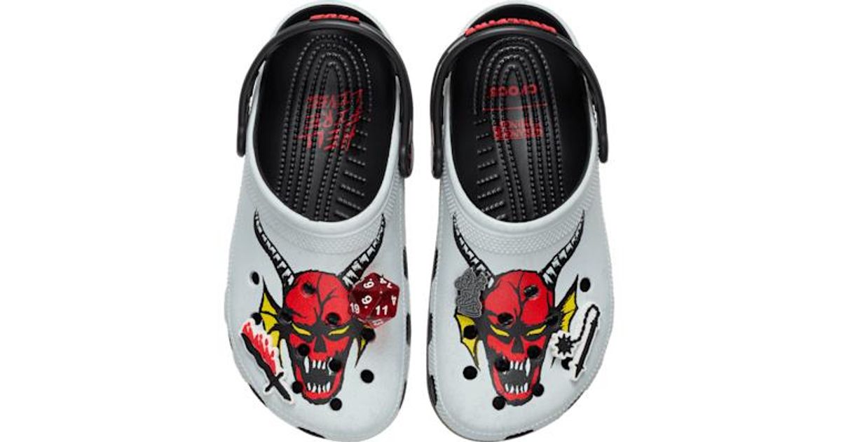 Crocs™ Stranger Things Hellfire Classic in Black | Lyst