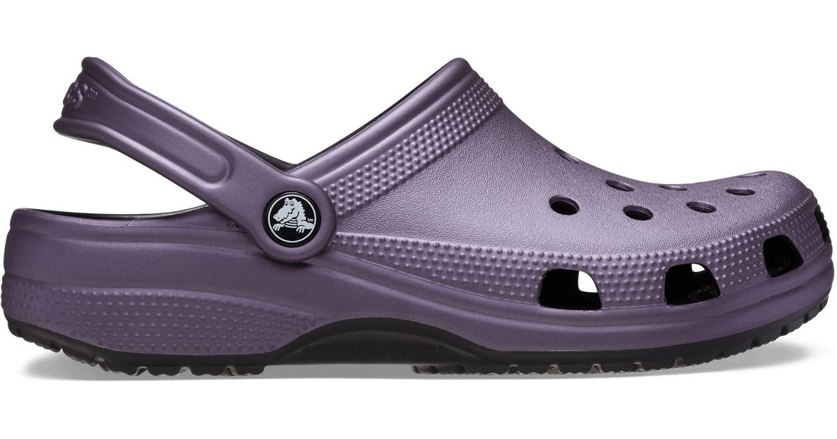 Crocs™ Classic Metallic Clog in Purple | Lyst
