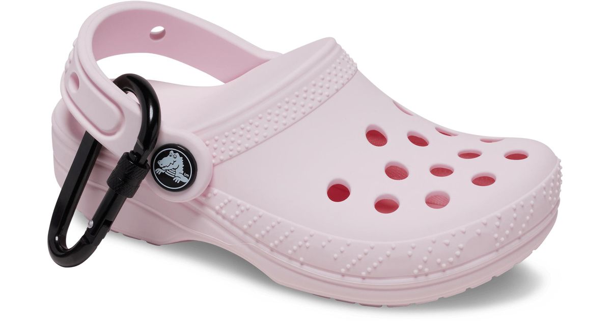 Crocs™ Classic Clog Pouch Bag Charm in Pink | Lyst
