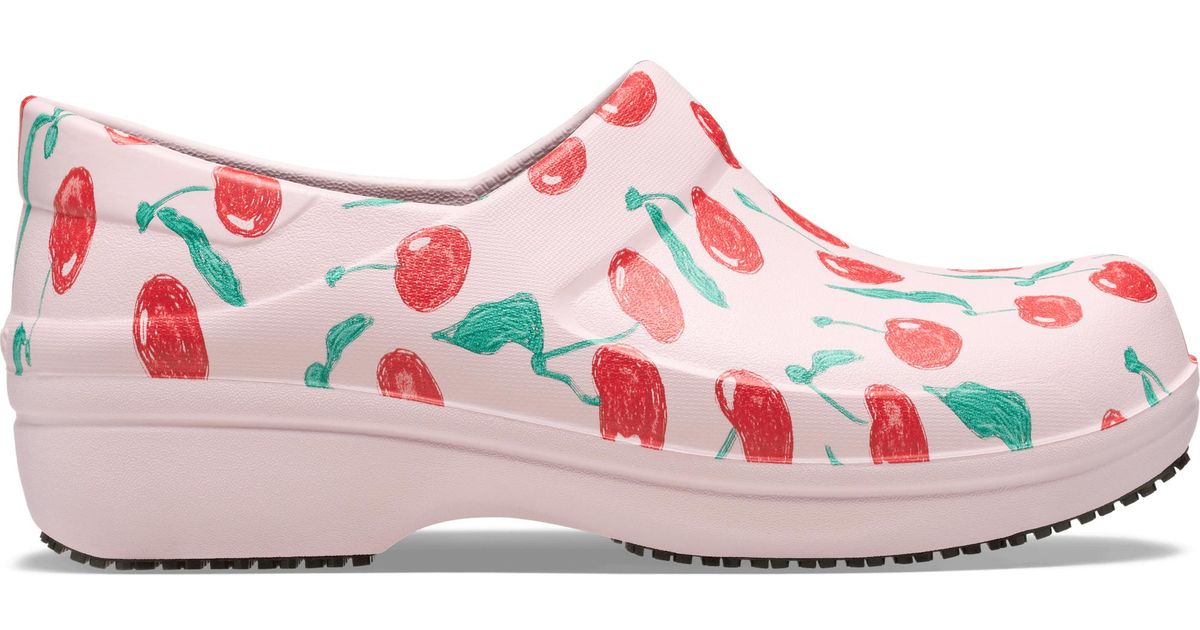 Crocs™ Neria Pro Ii Literide Graphic Work Clog in Black | Lyst