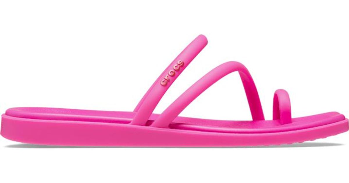 Crocs™ Miami Toe Loop Sandal; Crush in Black | Lyst