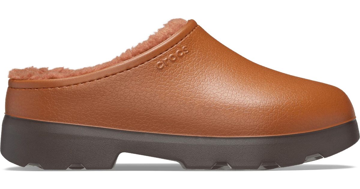 Crocs™ Dylan Lined Clog in Black for Men | Lyst