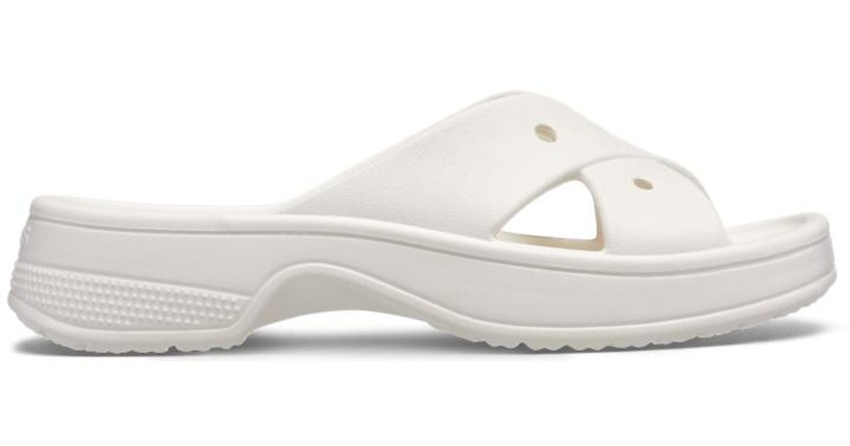 Crocs™ Cross Strap in Black | Lyst