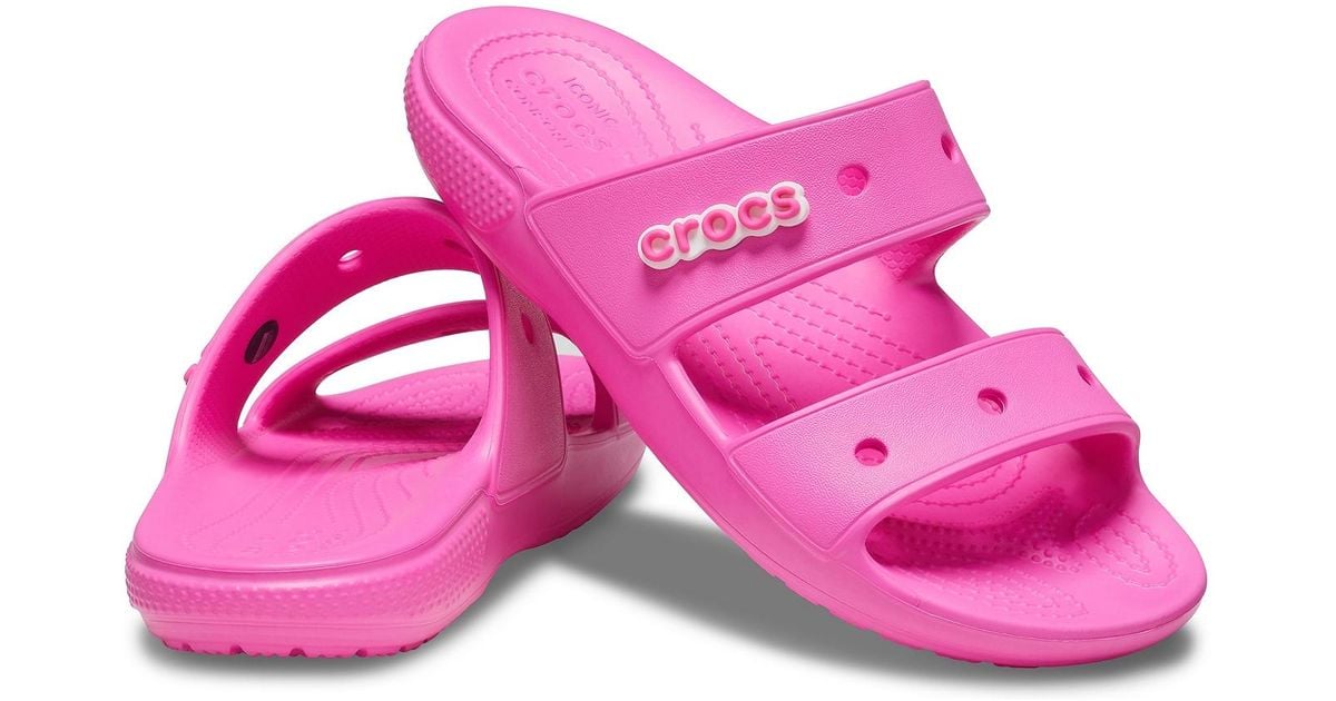 Crocs™ Classic Sandal in Electric Pink (Pink) - Lyst