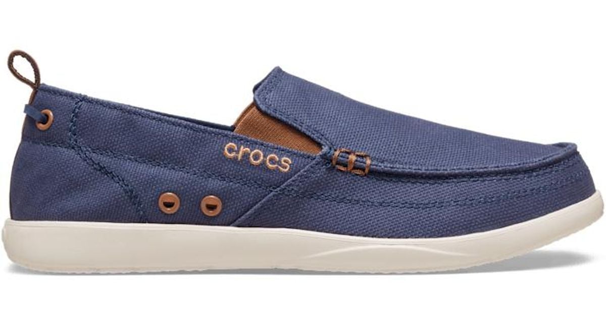 Crocs™ Canvas Men's Walu Slip-on in Blue for Men | Lyst