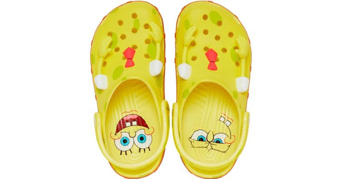 Crocs™ Spongebob Classic Clog in Black | Lyst