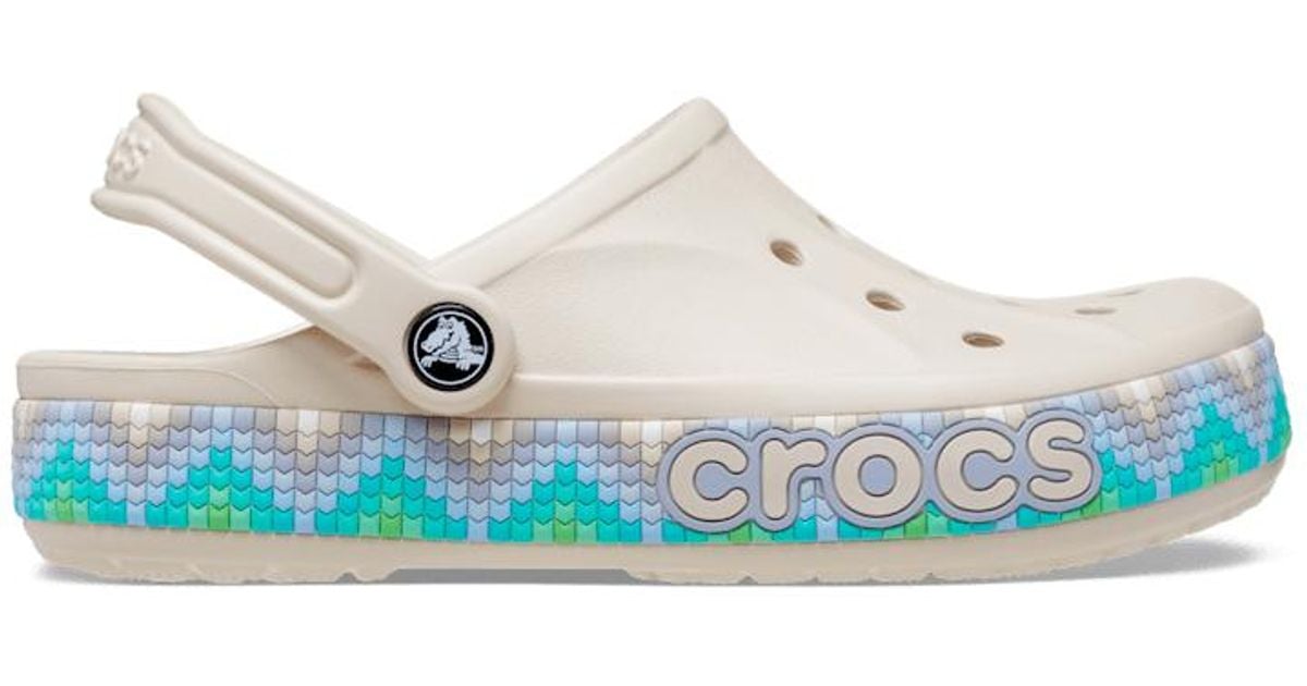 Crocs™ Bayaband Chevron Band Clog in Black | Lyst Canada