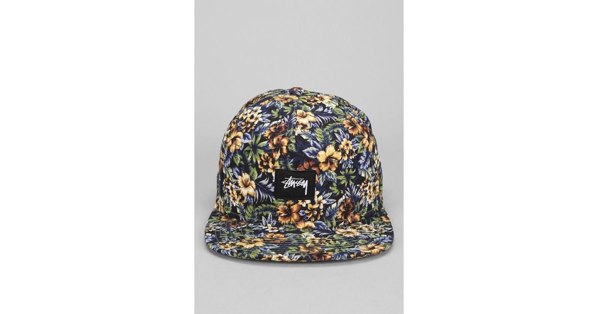 Stussy Island Floral Snapback Hat for Men | Lyst