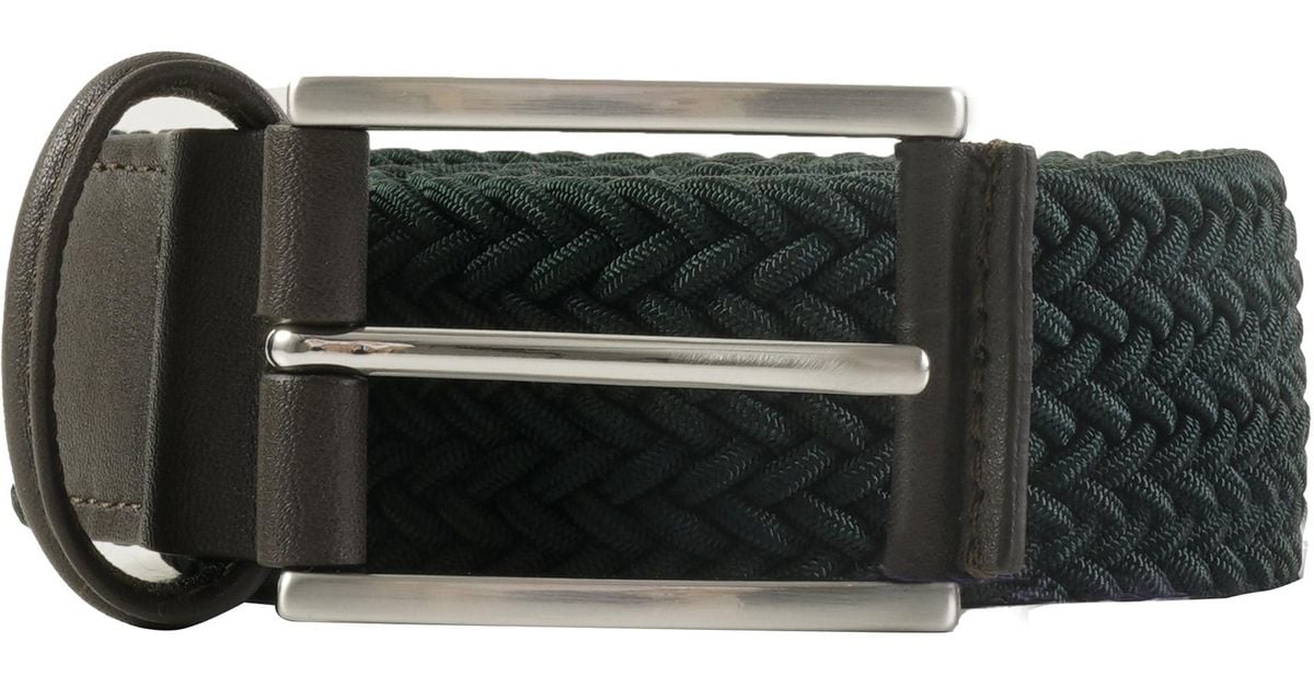Anderson's Anderson Belts Woven Belt in Black for Men | Lyst UK