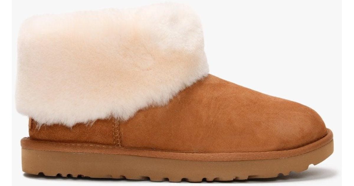 UGG Classic Mini Fluff High-low in Brown | Lyst UK