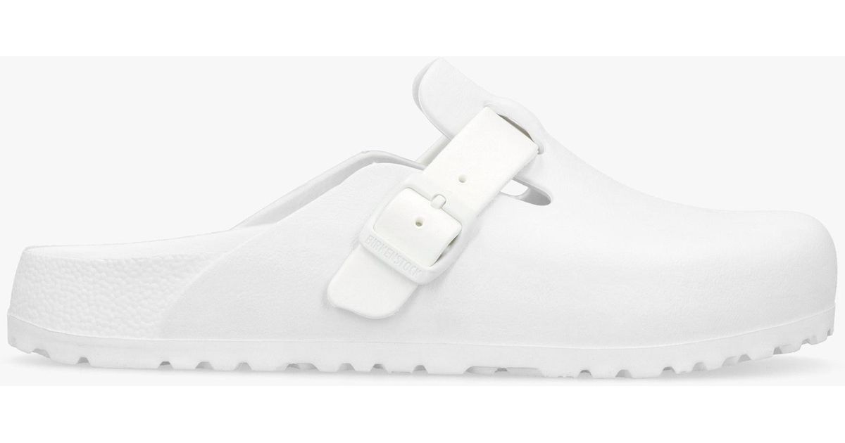 Birkenstock Boston Eva Clogs , Patent in White | Lyst