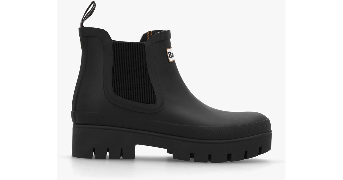 Barbour Halton Ankle Wellington Boots in Black | Lyst