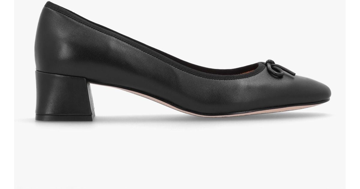 COACH Ava Low Heel Ballet Pumps in White | Lyst Canada