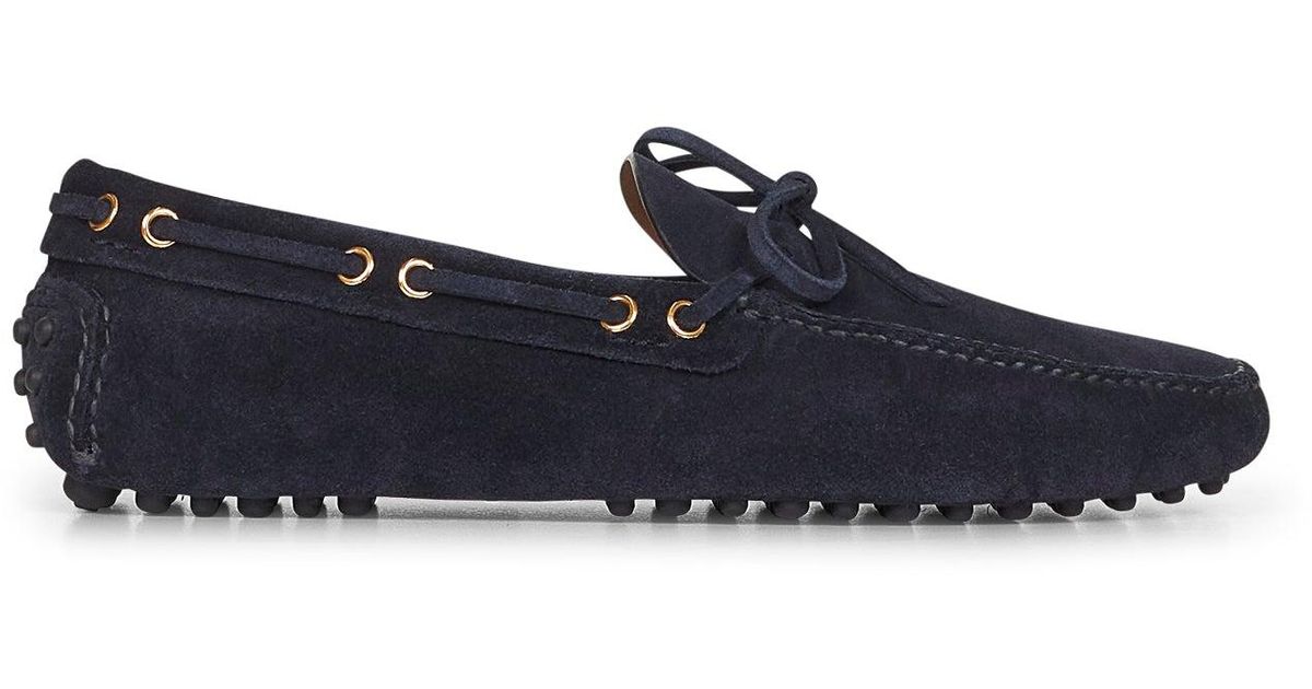 Car Shoe The Original Suede Driving Shoes in Blue for Men | Lyst