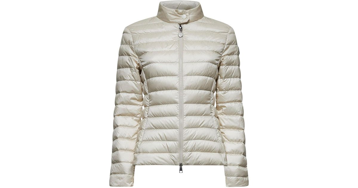 Moncler Igelle Short Down Jacket in Gray | Lyst