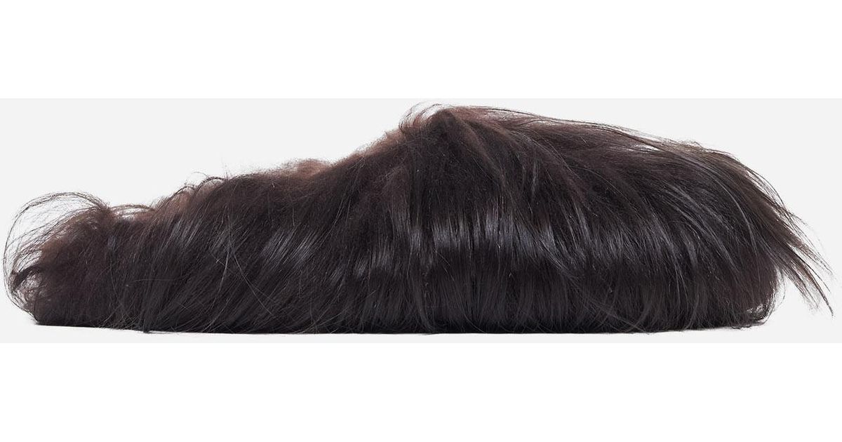 Marni Fur Fussbett Mules in White for Men | Lyst