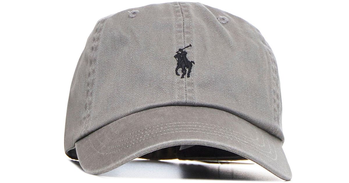 Polo Ralph Lauren Hat in Grey for Men | Lyst UK