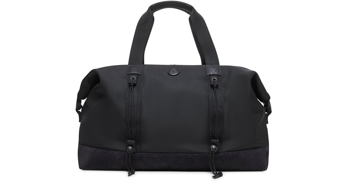 Moncler Tech Duffle Bag in Black for Men | Lyst