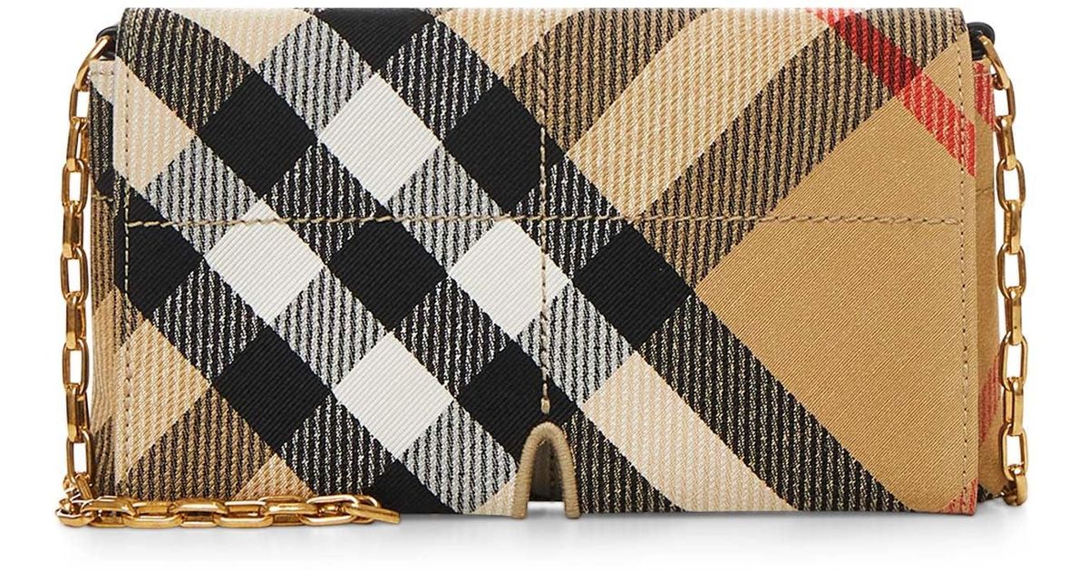 Burberry Snip Mini Bag in Metallic | Lyst