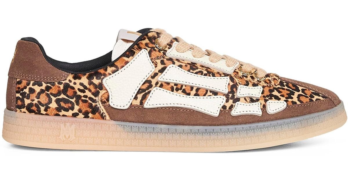 Amiri Animalier Calf Hair Pacif Bones Sneakers for Men | Lyst UK