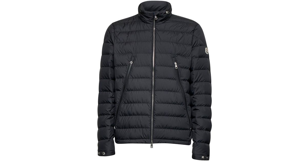 Moncler Alfit Short Hooded Down Jacket in Black for Men | Lyst