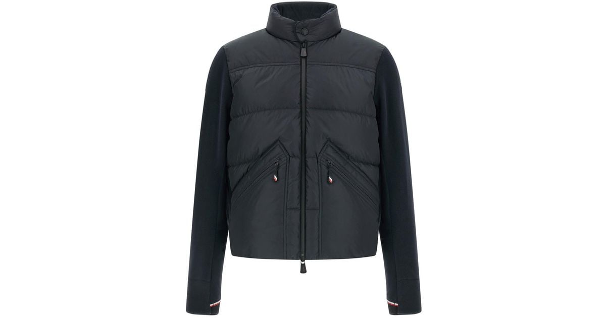 Moncler Quilted Jackets in Black for Men | Lyst