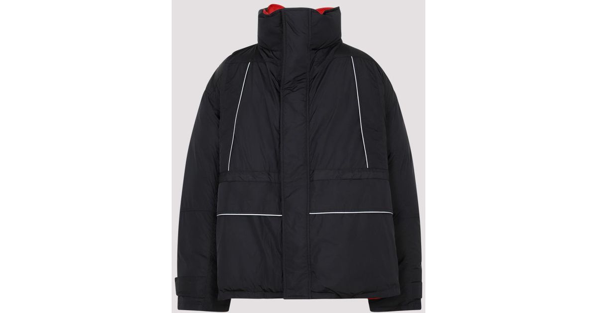 Balenciaga Wrap Parka Jacket in Black for Men | Lyst