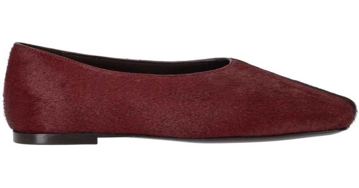 Ami Paris Two-Tone Ballet Flats in Red | Lyst