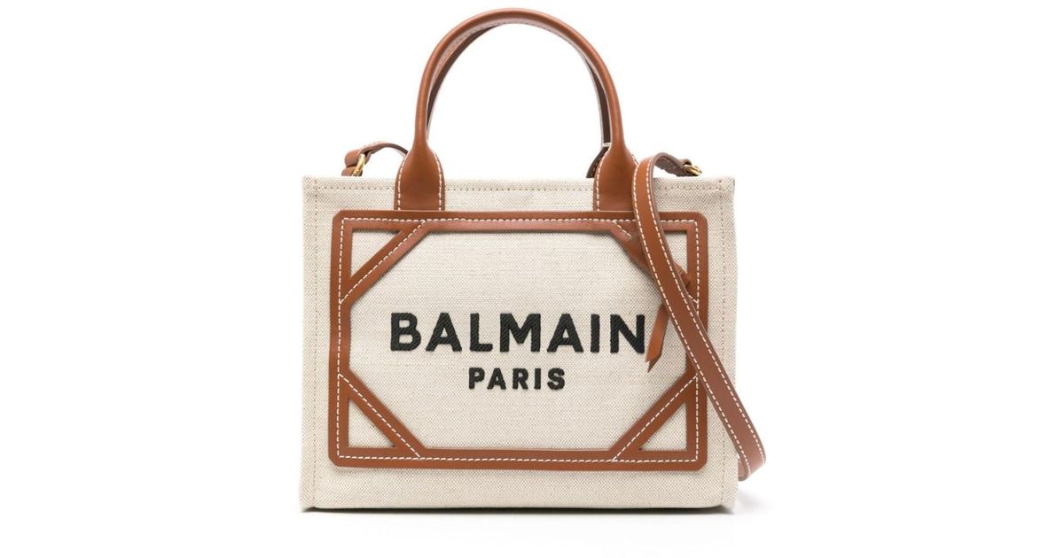 Balmain B-Army Medium Canvas Crossbody Bag in Pink | Lyst