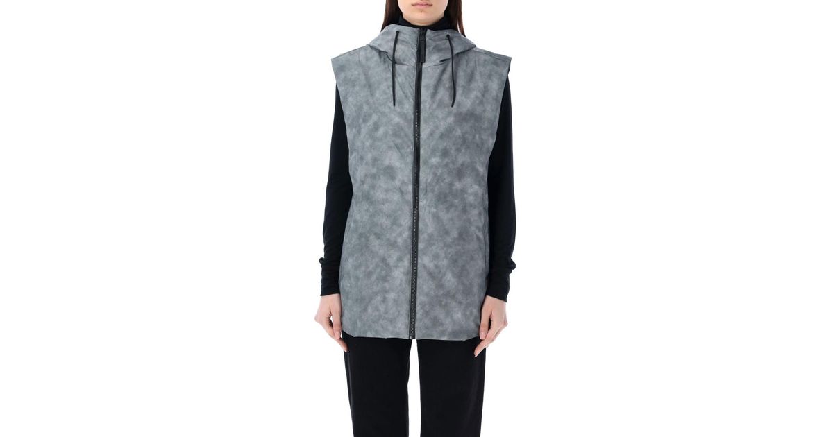 Rains Regular Fit Vest in Gray for Men | Lyst