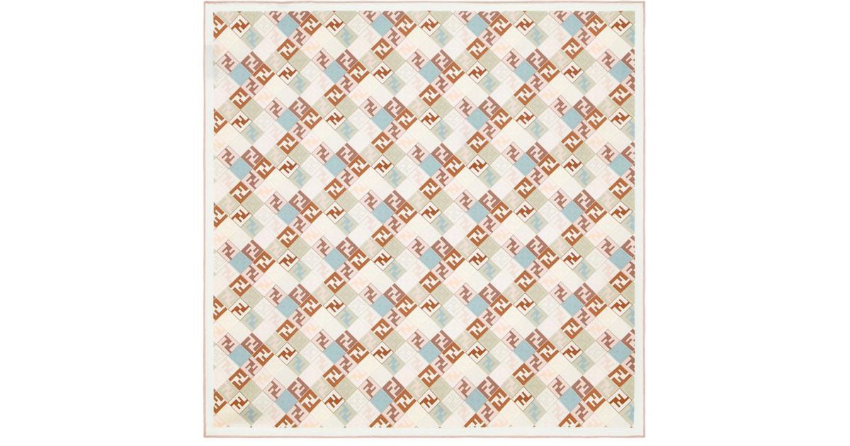 Fendi Signature Square in Natural | Lyst