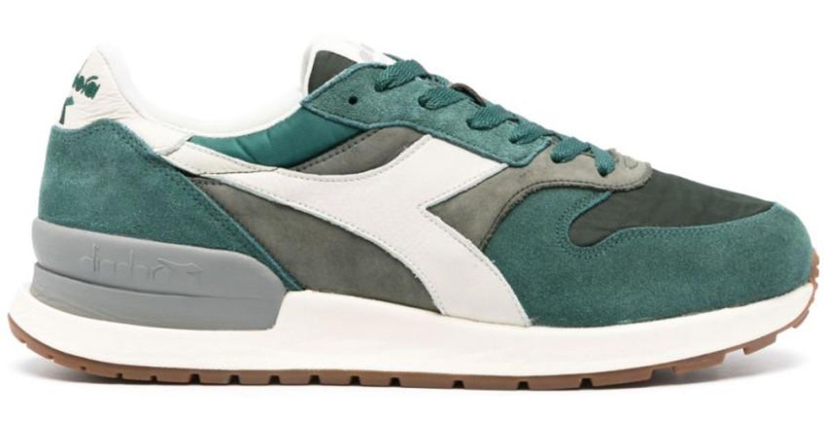 Diadora Logo Sneaker in Green for Men | Lyst