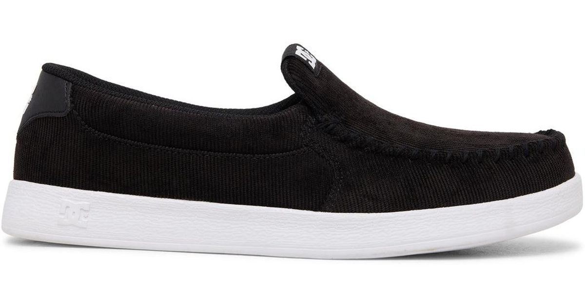 DC Shoes Villain Slip-On Shoes in Black for Men | Lyst