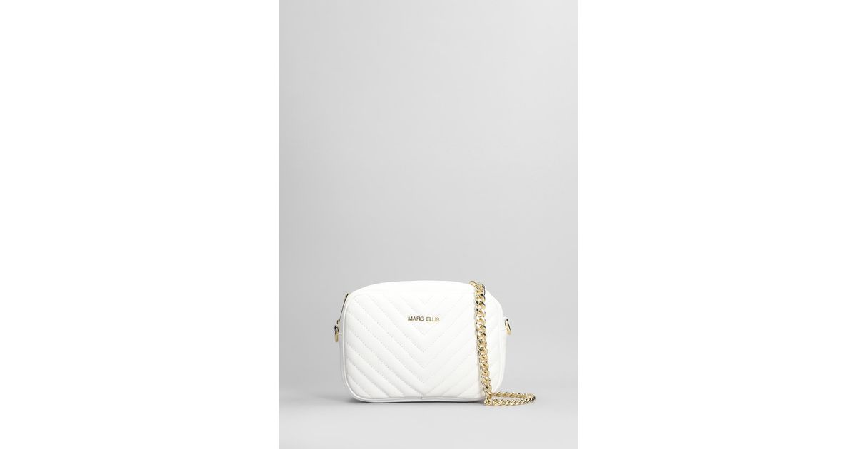Marc Ellis Miley Sa Shoulder Bag In White Leather | Lyst