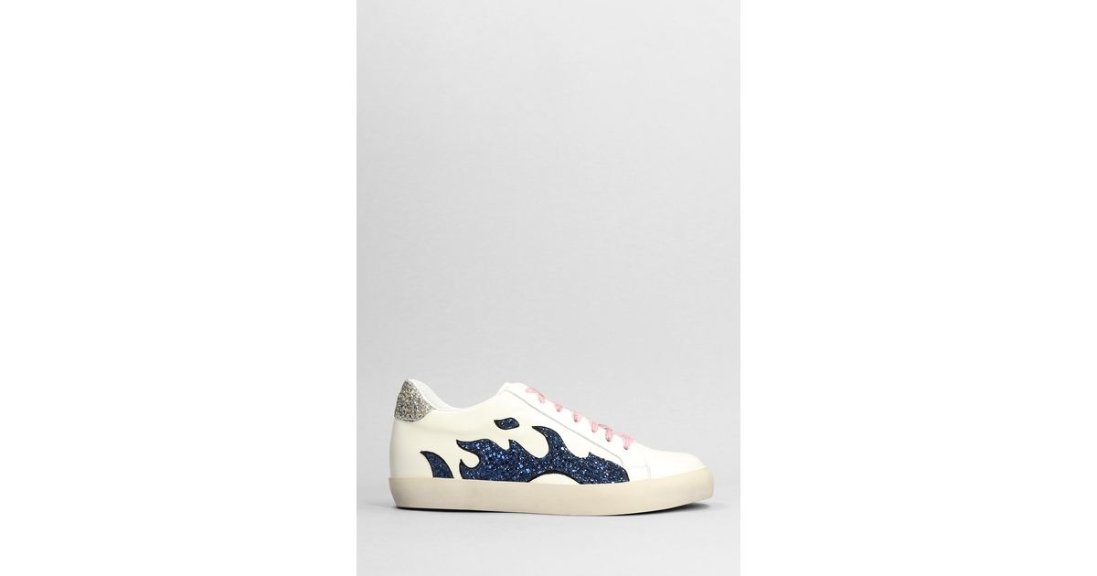 Bibi Lou Sneakers In White Leather Lyst