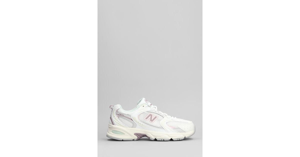 New Balance 530 Sneakers In White Leather And Fabric | Lyst