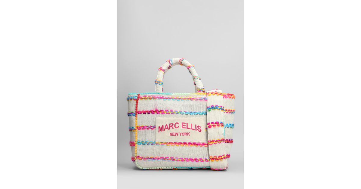 Marc Ellis Buby S Indy Shoulder Bag In White Fabric | Lyst